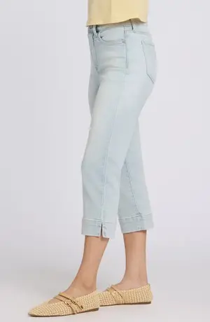 NYDJ Marilyn Split Cuff Crop Capri Jeans