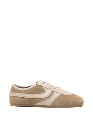 Dries Van Noten Leather Sneakers - Beige