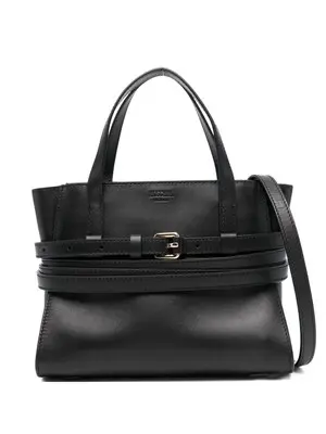 Moschino Small Leather Handbag - Black
