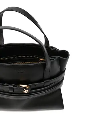 Moschino Small Leather Handbag - Black