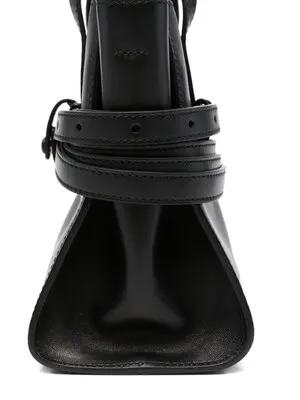 Moschino Small Leather Handbag - Black