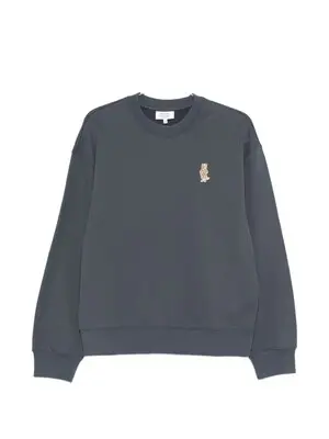 Maison Kitsuné Dressed Fox Cotton Sweatshirt - Blue