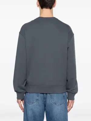Maison Kitsuné Dressed Fox Cotton Sweatshirt - Blue