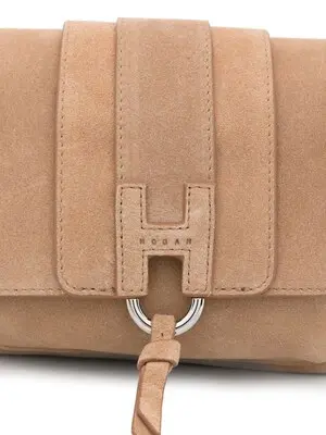 Hogan Leather Shoulder Bag - White