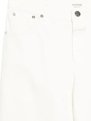 Closed Straight-leg Denim Jeans With Button Closure