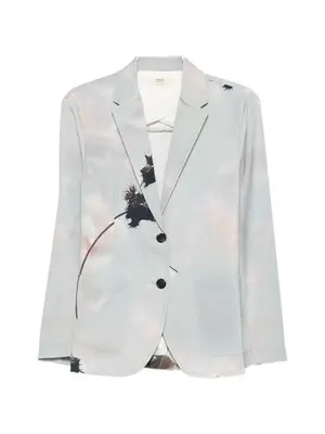 SISSIOTTOSTYLE Printed Single-breasted Blazer Jacket
