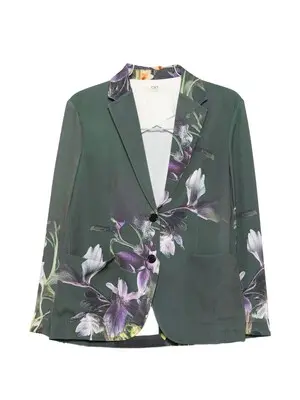 SISSIOTTOSTYLE Printed Single-breasted Blazer Jacket