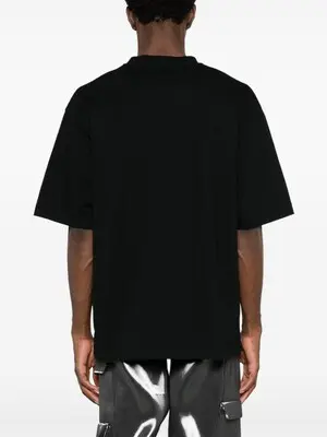 Off-White Big Bookish Cotton T-shirt - Black