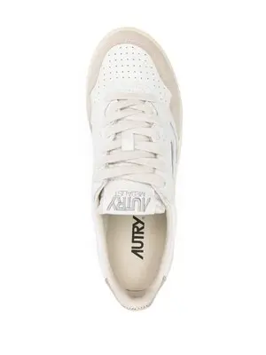 AUTRY Medialist Low Leather Sneakers - Gold
