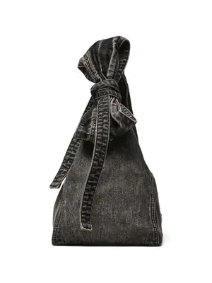 Marc Jacobs The Sack Denim Handbag - Black