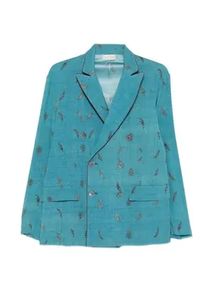 PIERRE-LOUIS MASCIA Printed Silk Jacket