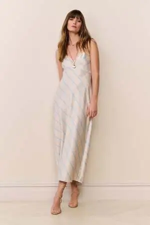 Loveshackfancy Ameliane Lace-Trimmed Slip Dress - Cream | Editorialist