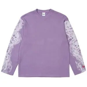 PALACE Smoked Waffle Long-sleeve Top - Purple