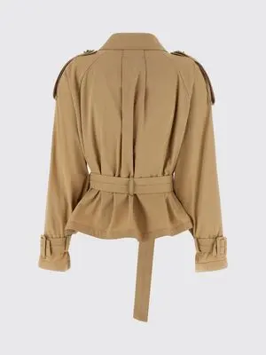 Pinko Short Double-breasted Trench Coat - Beige
