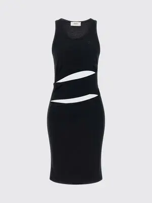 Coperni Cut-out Tank Dress - Black