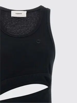 Coperni Cut-out Tank Dress - Black