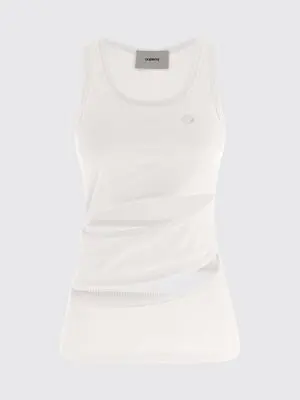 Coperni Cotton Cut-out Top - White
