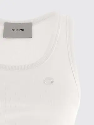 Coperni Cotton Cut-out Top - White