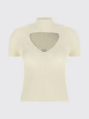 DIESEL Ribbed T-shirt - White