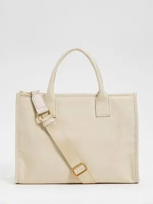 TWINSET Signature Canvas Tote Bag