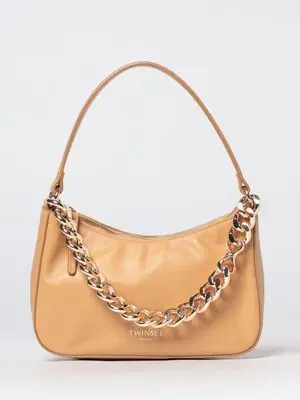 TWINSET Chain Shoulder Bag - Milk