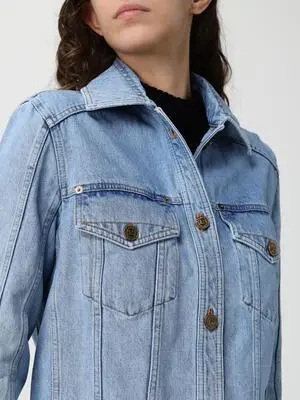 Balmain Cropped Denim Jacket