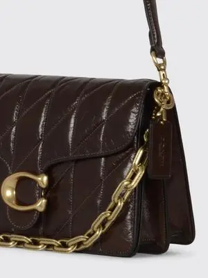 COACH Quilted Handbag With Chain Strap