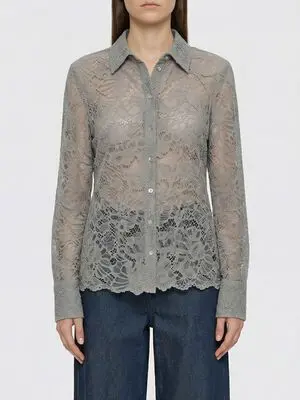 ROTATE BY BIRGER CHRISTENSEN Lace Shirt - Grey