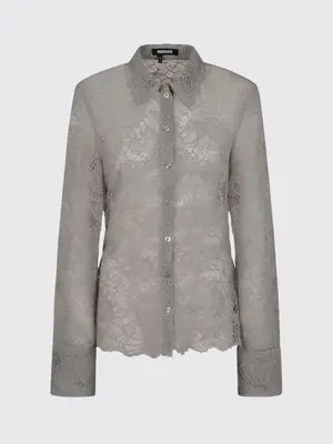 ROTATE BY BIRGER CHRISTENSEN Lace Shirt - Grey