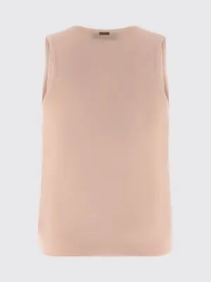 TWINSET Sequin Embellished Cotton Blend Top - Pink