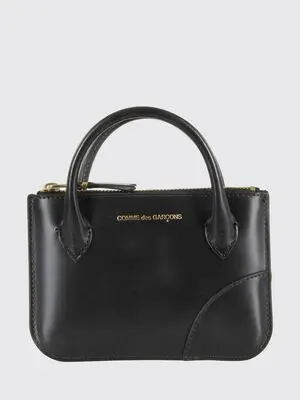 Comme Des Garçons Mini Handbag Leather - Black