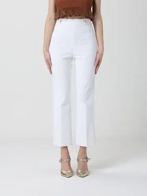 Elisabetta Franchi Raw Edge Hem Pants For Women