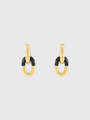 Rabanne Xl Link Two-tone Enamelled Aluminum Earrings