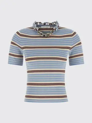 Rabanne Striped Knit Top - Blue