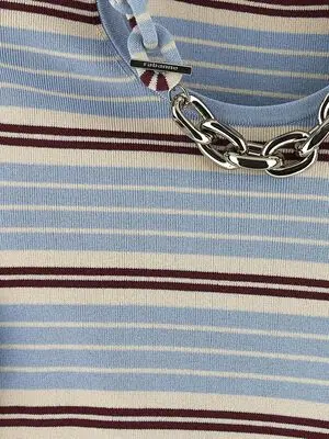 Rabanne Striped Knit Top - Blue