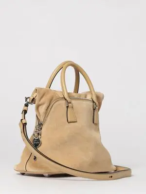 MAISON MARGIELA 5ac Soft Suede Bag - Beige