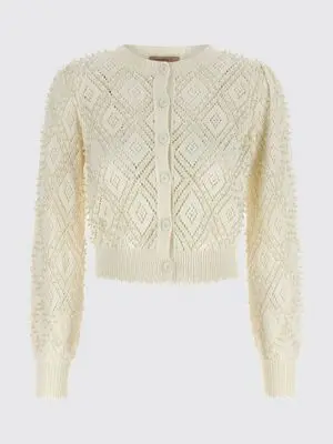 TWINSET Cotton Cardigan With Embroidered Beads
