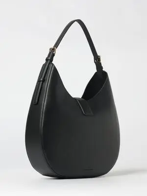 Elisabetta Franchi Grained Faux Leather Mini Crossbody Bag - Black
