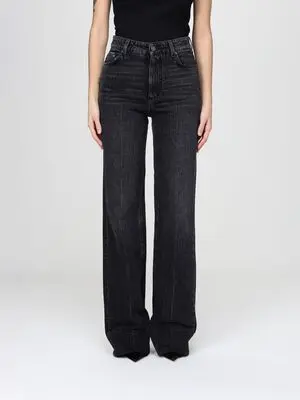 Dolce & Gabbana Palazzo Jeans In Cotton Denim - Black