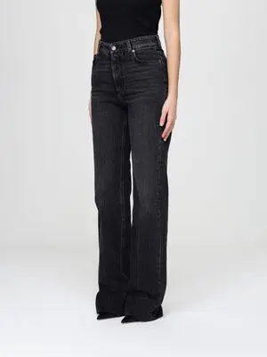 Dolce & Gabbana Palazzo Jeans In Cotton Denim - Black