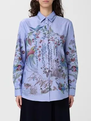 Etro Cotton Shirt With Paisley Print - Multicolor