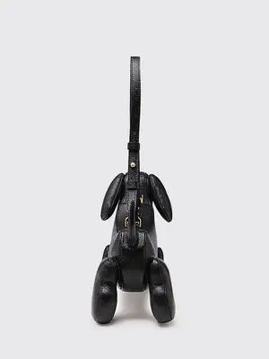 Thom Browne Hector Bag In Grained Leather - Black