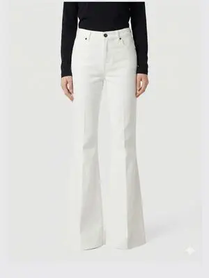 TWINSET Twinset High-Waist Flared Stretch Denim Jeans