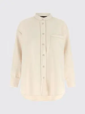 Fabiana Filippi Mandarin Collar Shirt - Beige