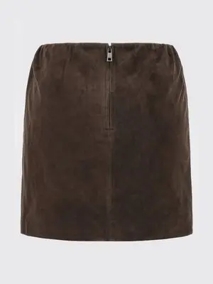 ROTATE BY BIRGER CHRISTENSEN Suede Mini Skirt - Brown