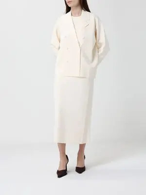 Max Mara Sleeveless Midi Dress - Ivory