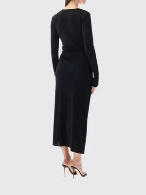 Andamane Asymmetrical Polyester Dress With Slit
