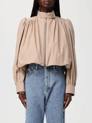 Chloé Zip-up Jacket With Gathered Detail