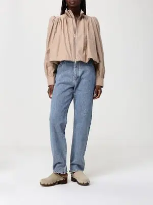 Chloé Zip-up Jacket With Gathered Detail