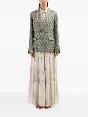 PIERRE-LOUIS MASCIA Geometric-pattern Blazer